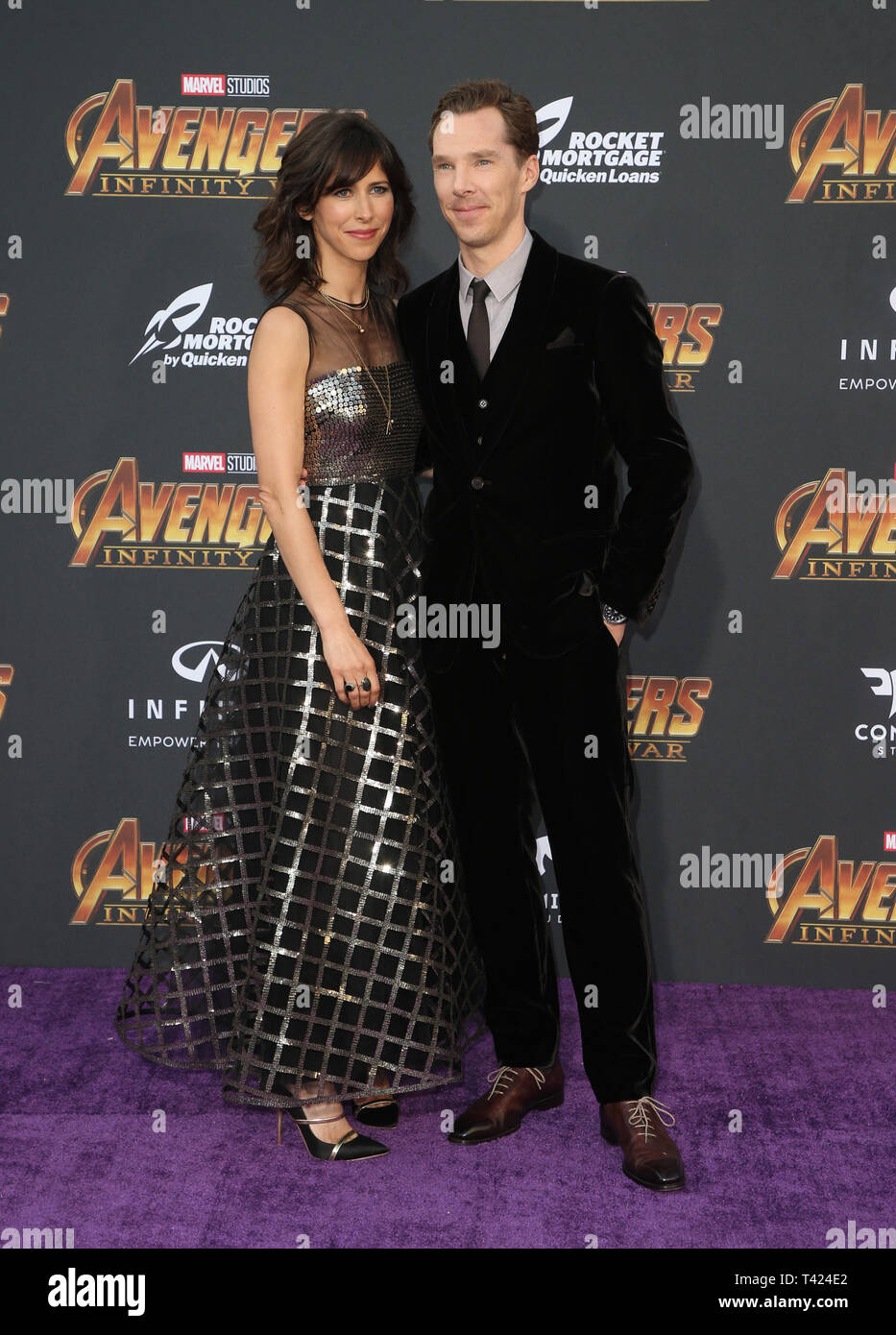 Hollywood, CA, USA. Sophie Hunter and Benedict Cumberbatch at Premiere ...