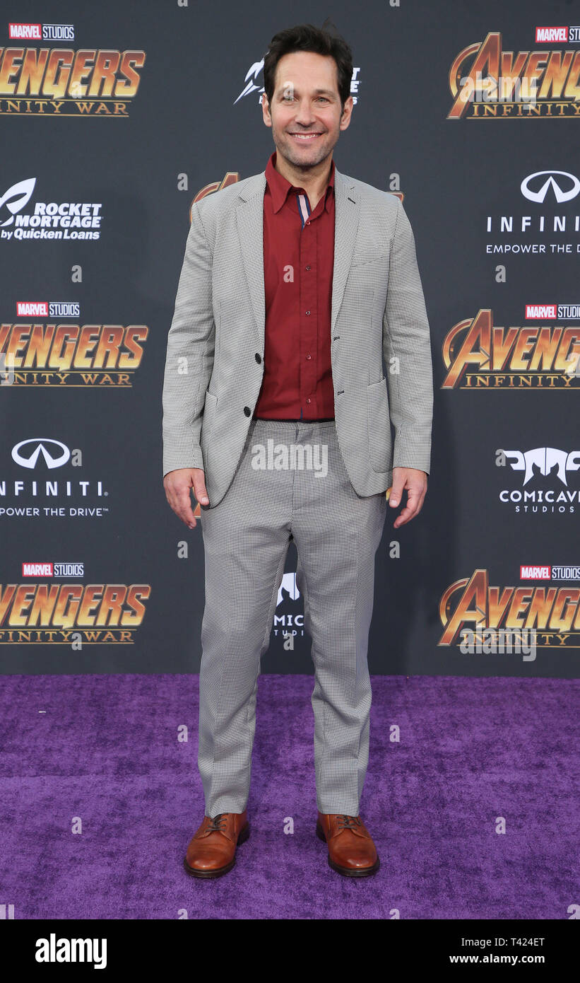 Hollywood, CA, USA. Paul Rudd at Premiere Of Disney And Marvel's ...