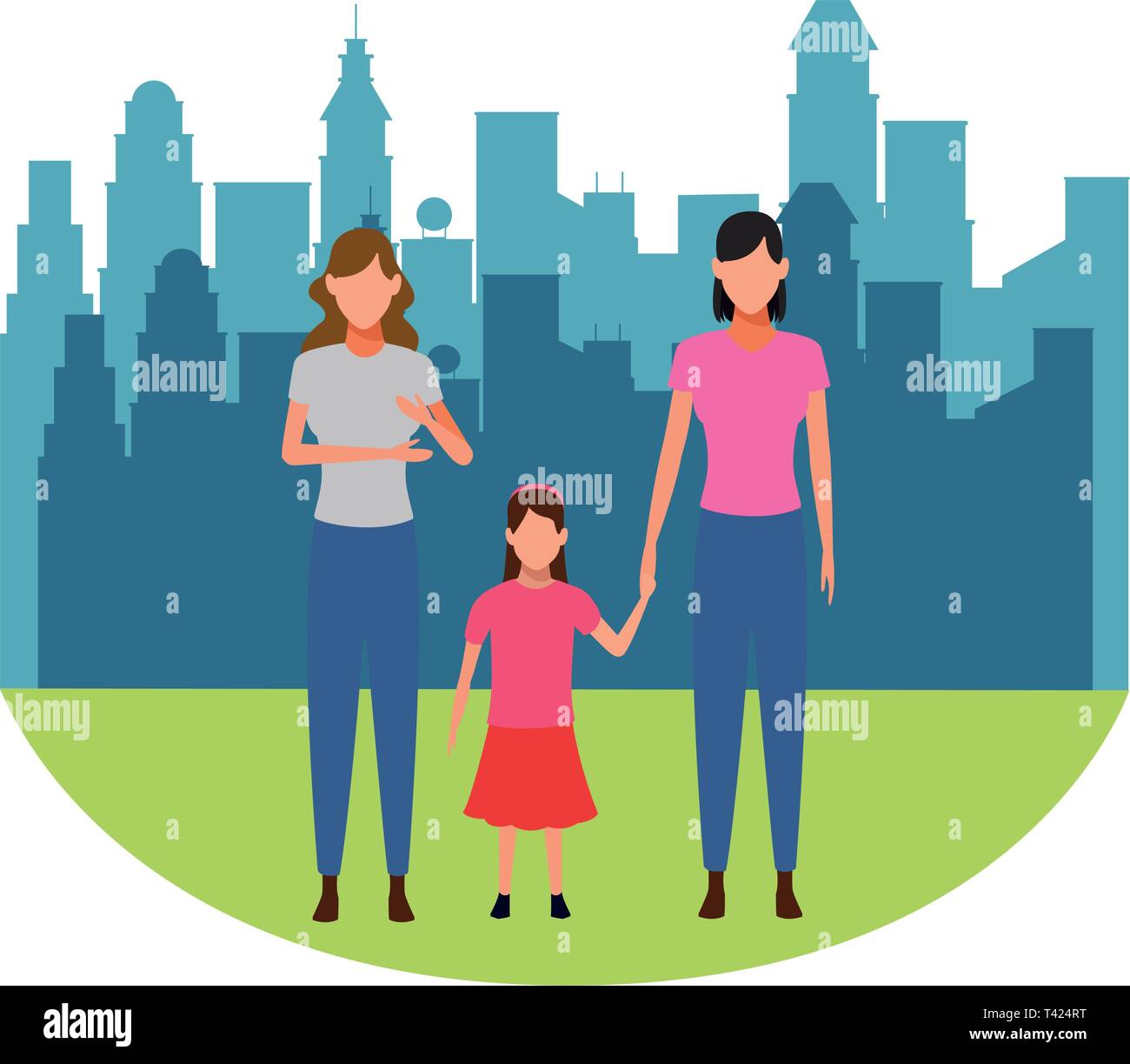 women with child avatar cartoon character Stock Vector Image & Art - Alamy
