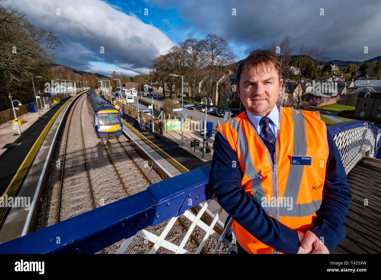 Pitlochry rail station hi-res stock photography and images - Alamy