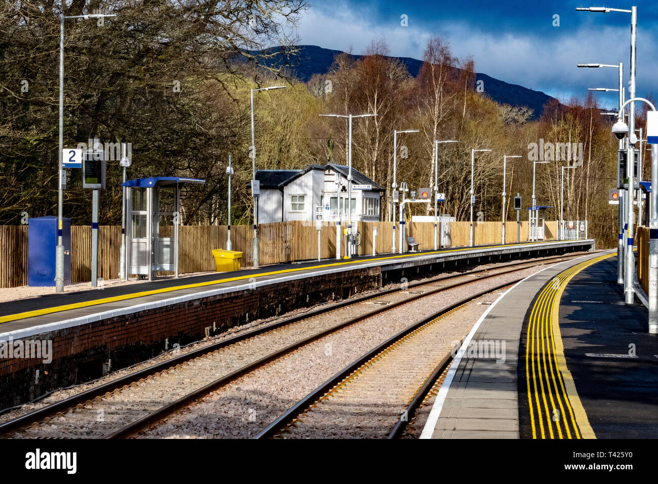 Pitlochry Railway Station Stock Photo - Alamy