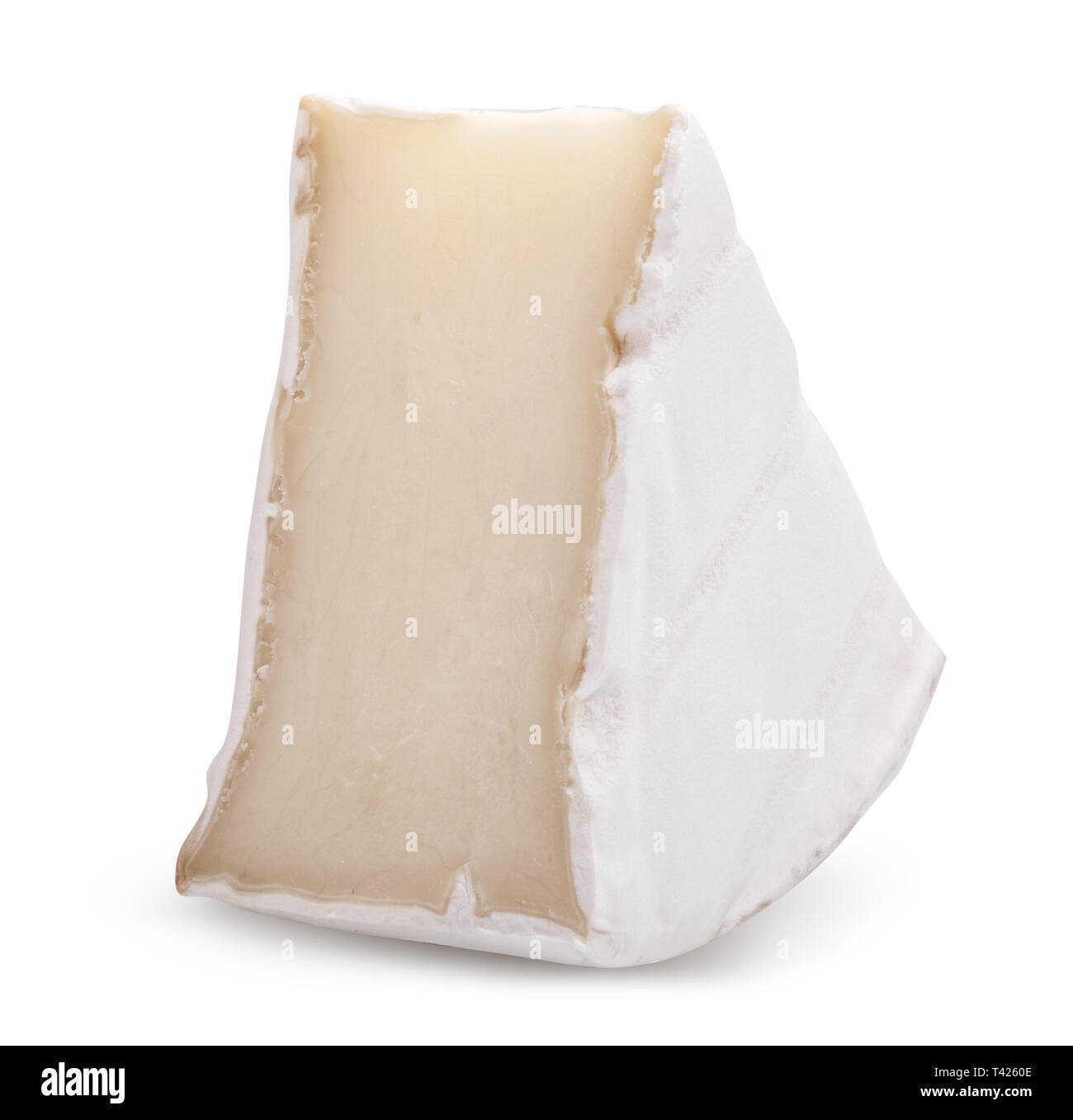 Brie isolated on white background. Clipping path Stock Photo - Alamy