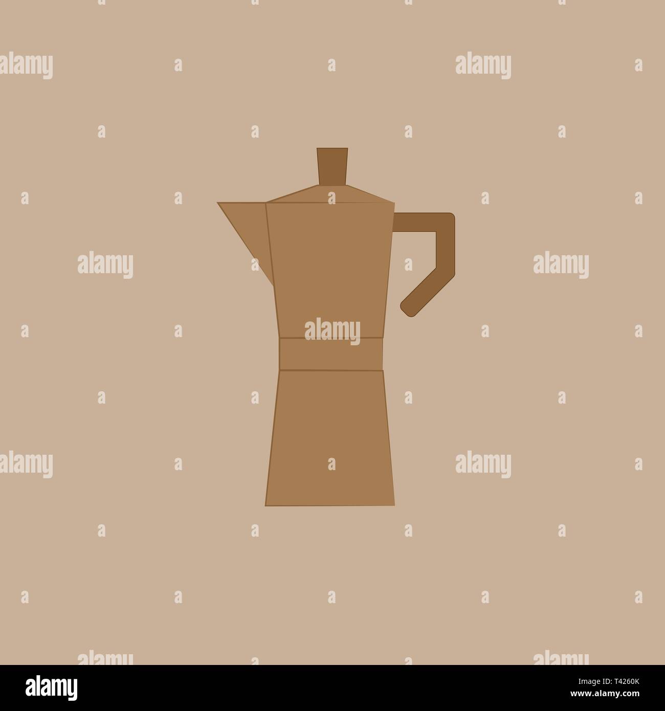 Italian style espresso maker Stock Vector Images - Alamy