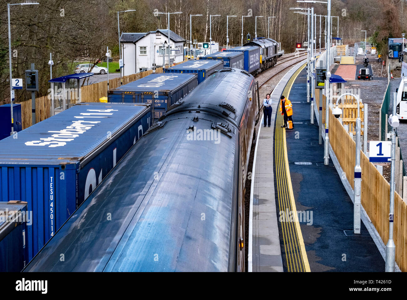 Pitlochry Railway Station Stock Photo - Alamy