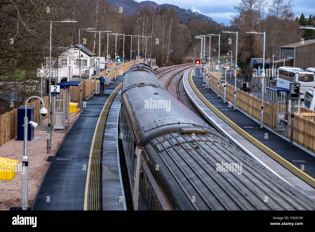 Pitlochry railway station hi-res stock photography and images - Alamy