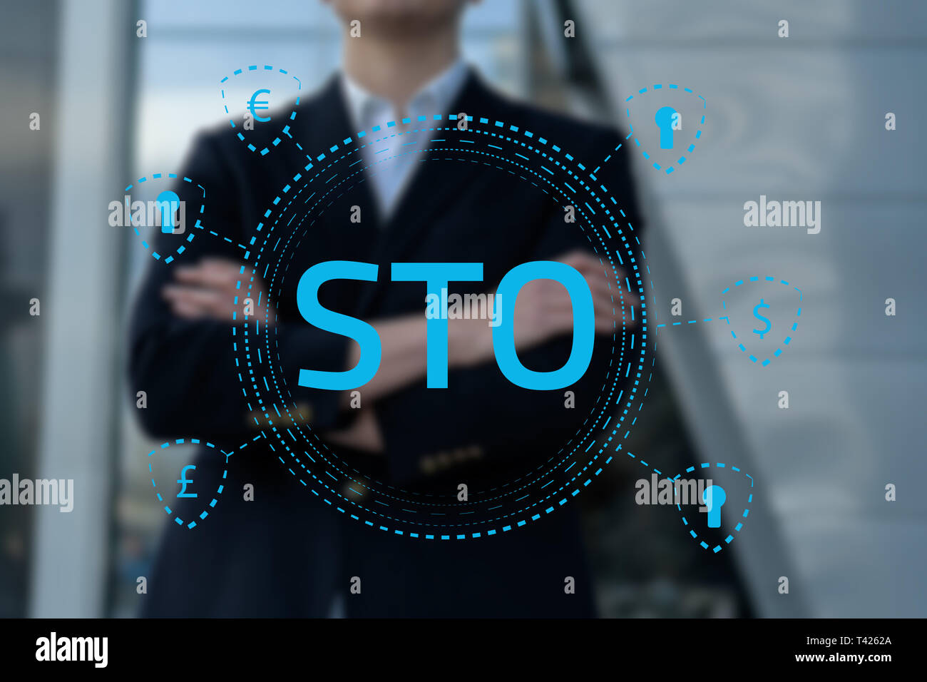 Photo of Security Token Offering STO cryptocurrency and blockchain ...