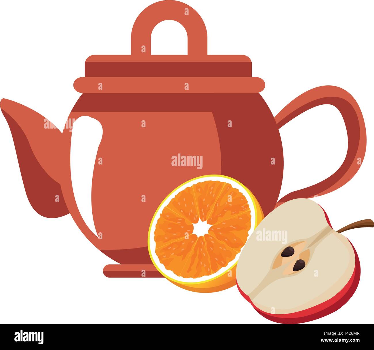 orange and apple Stock Vector Image & Art - Alamy