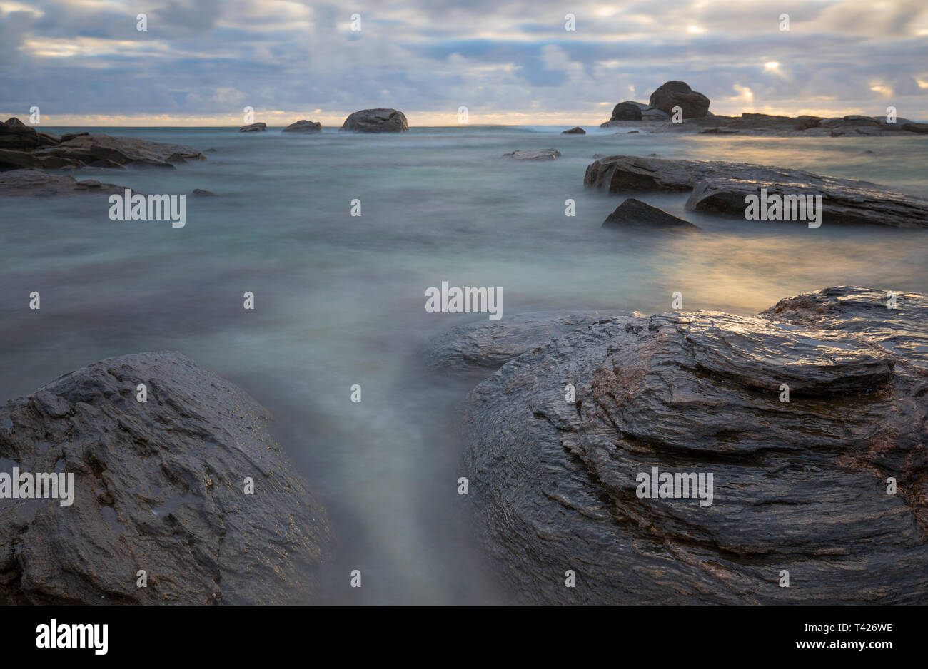 Indian river sunset hi-res stock photography and images - Alamy