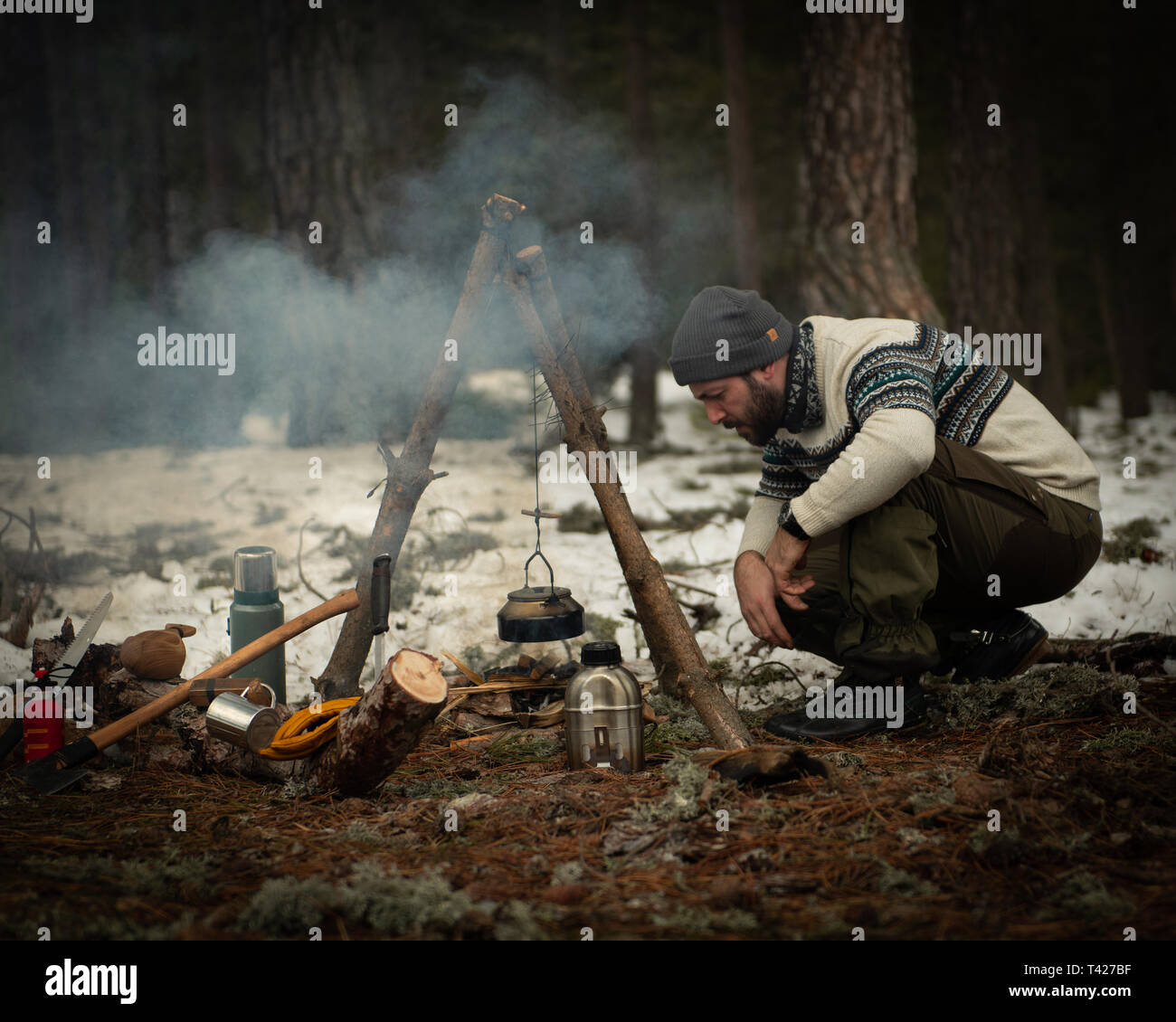 Fire making equipment hi-res stock photography and images - Alamy