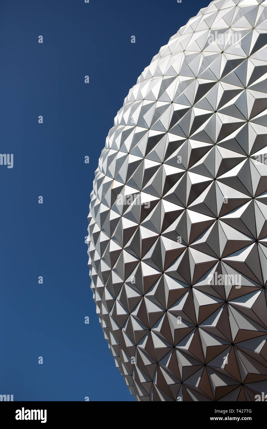 Spaceship Earth, Epcot Center, Walt Disney World, Orlando, Florida ...