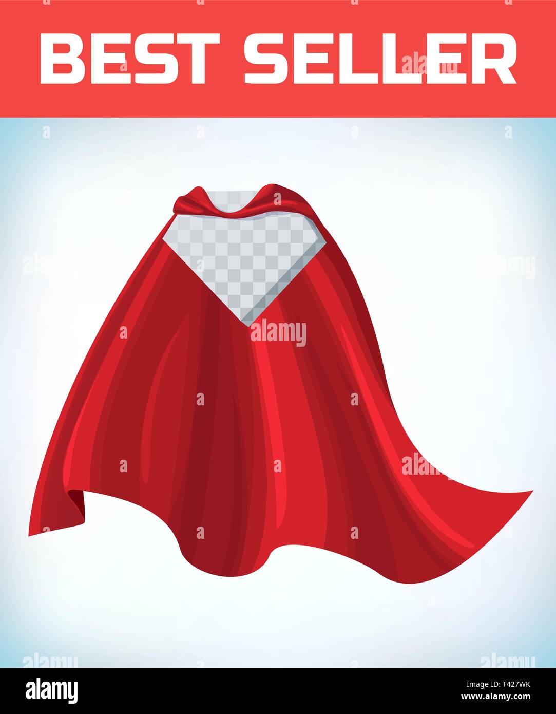 Super hero cape. Red super cloak. Hero clothes. Halloween costume ...