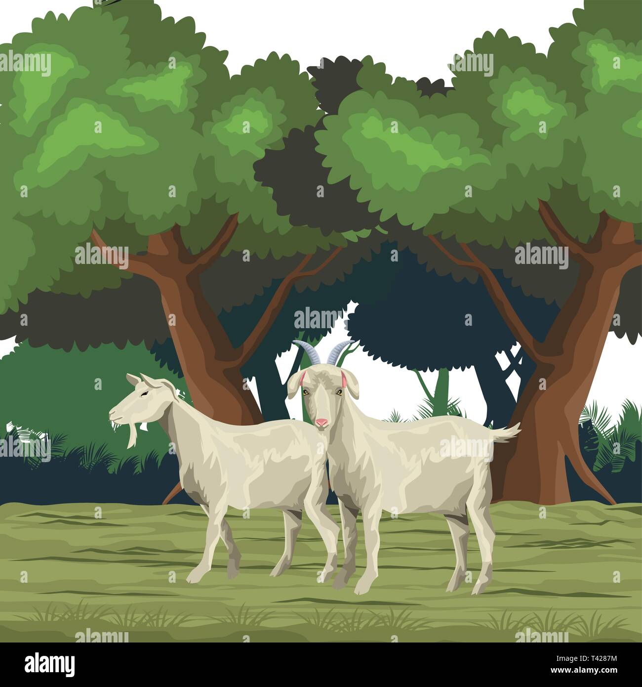 goat icon cartoon Stock Vector Image & Art - Alamy