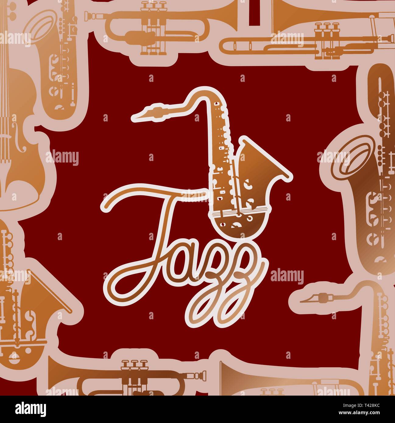 Saxo jazz Stock Vector Images - Alamy