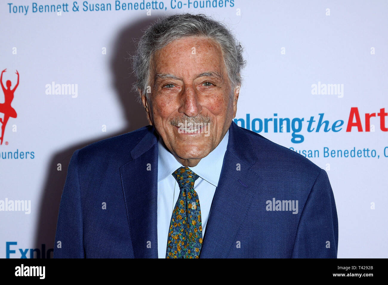 New York, USA. 12 Apr, 2019. Tony Bennett at The Exploring the Arts ...