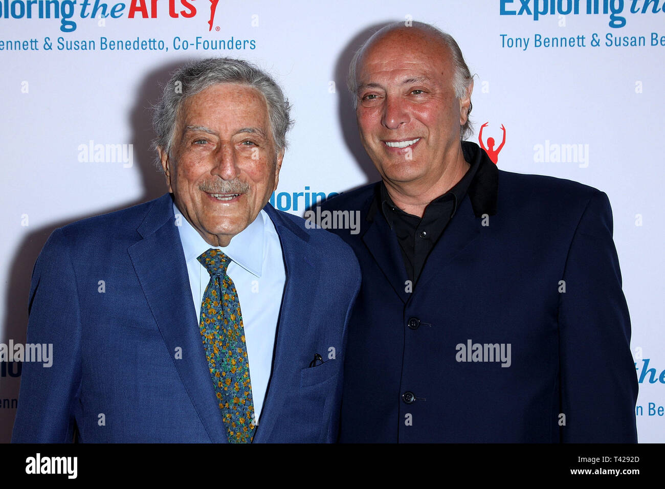New York, USA. 12 Apr, 2019. Tony Bennett, Danny Bennett at The ...