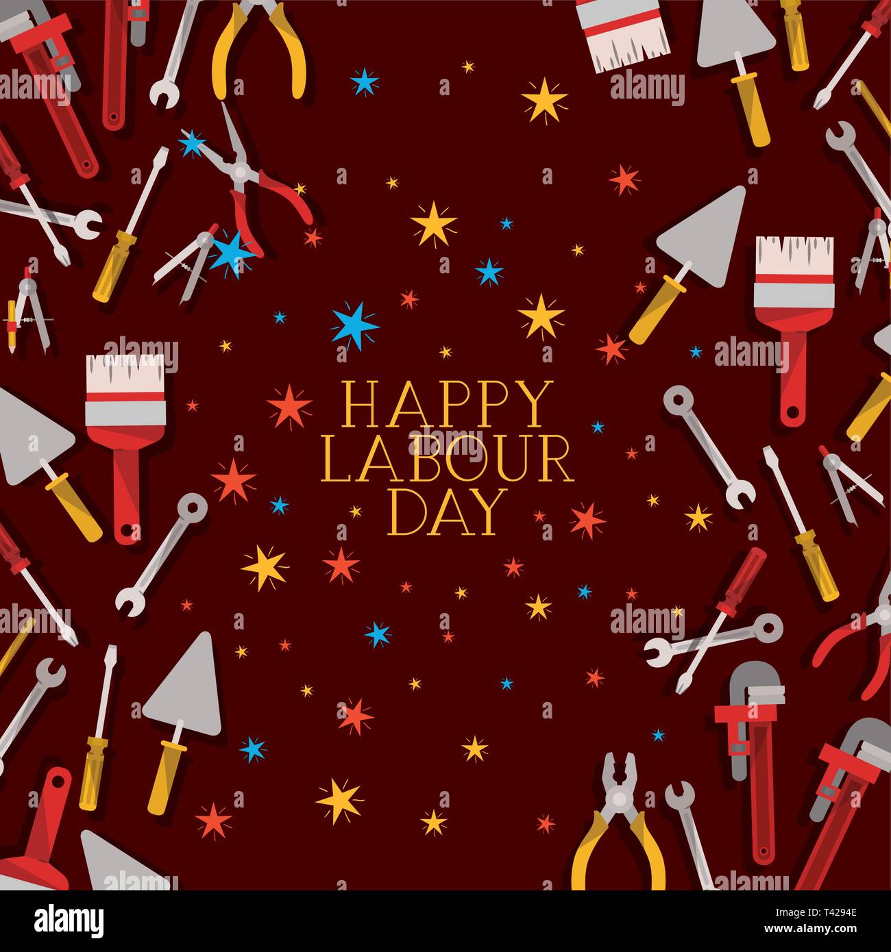 Labour day elements Stock Vector Images - Alamy