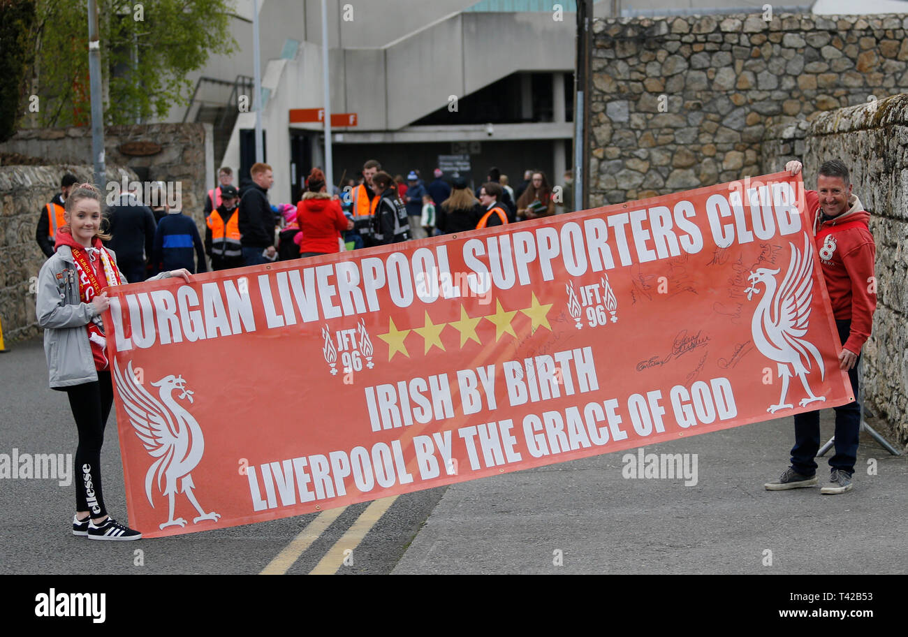 Aviva Stadium, Dublin, Ireland. 12th Apr, 2019. Charity football, Sean ...