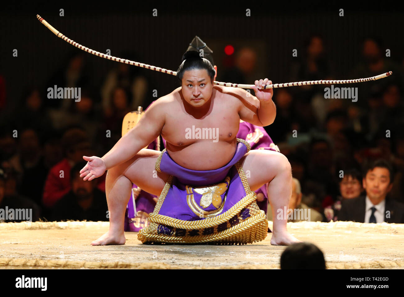 Kanagawa, Japan. 12th Apr, 2019. Kasugaryu Sumo : Kawasaki Sumo ...