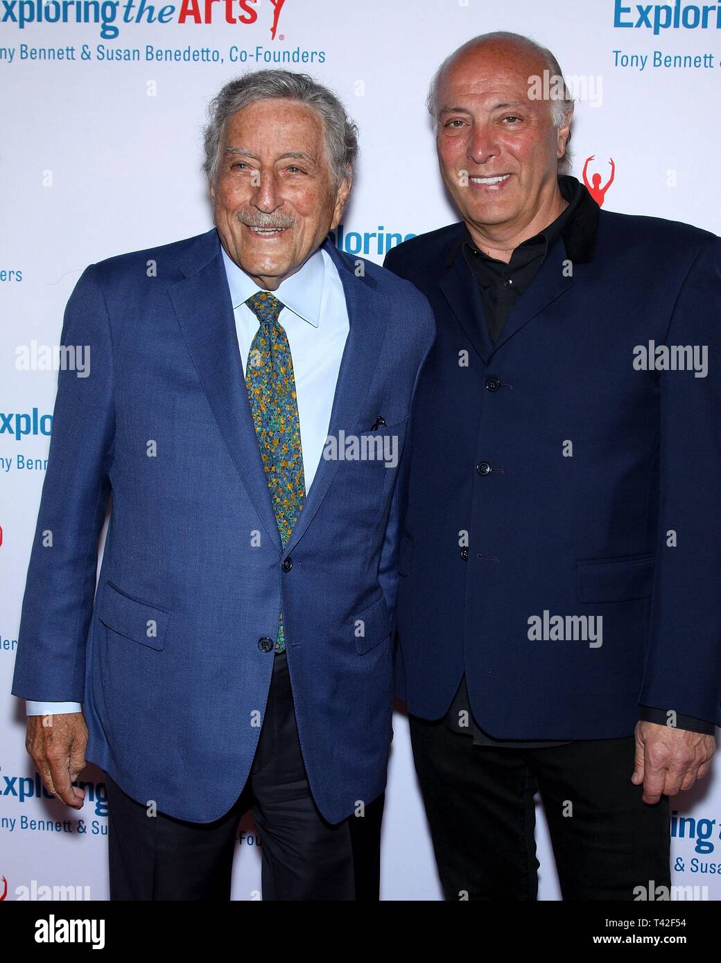 New York, NY, USA. 12th Apr, 2019. Tony Bennett, Danny Bennett at ...