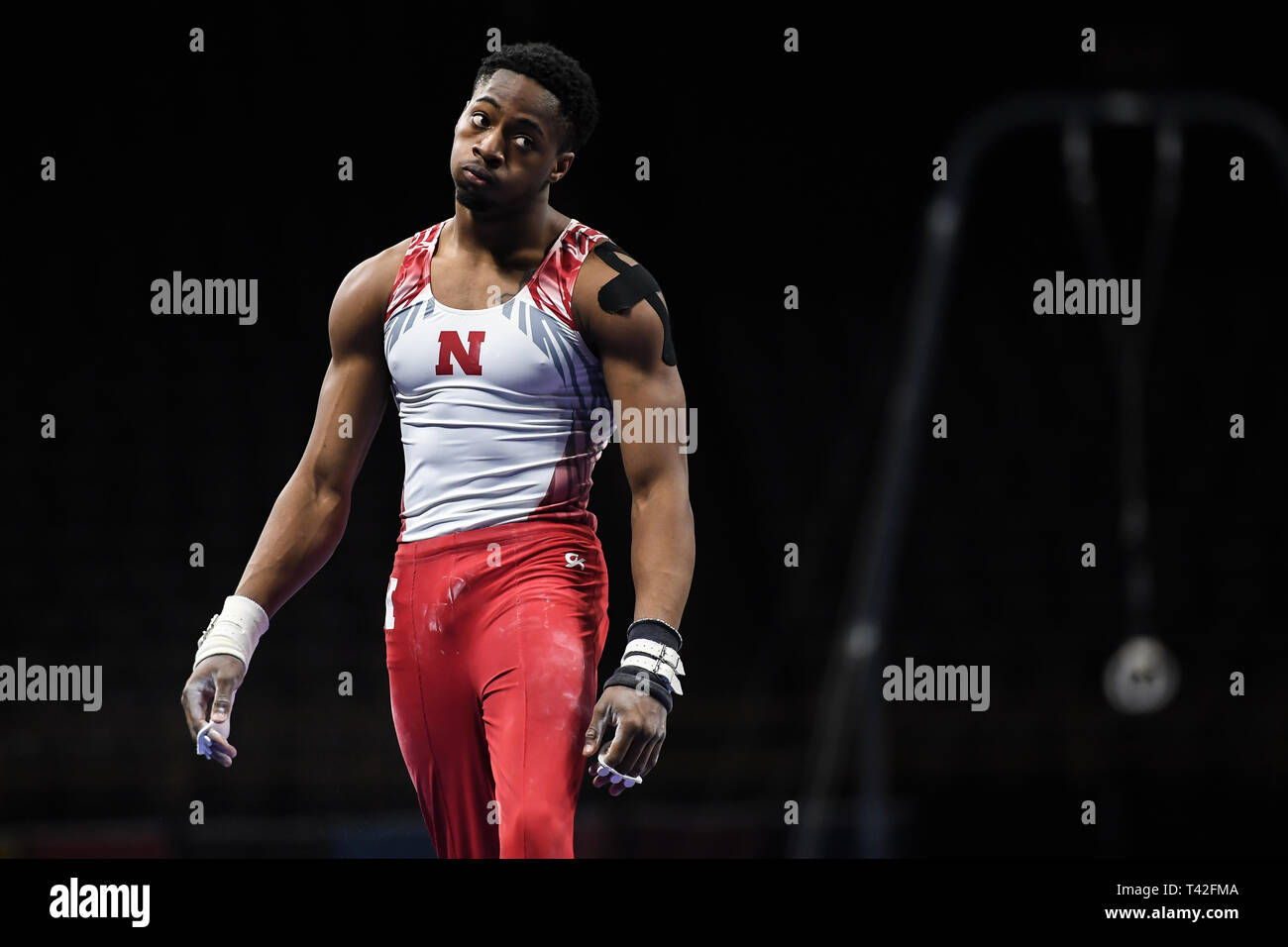 April 6, 2019 - Iowa City, Iowa, US - KHALIL JACKSON from the ...