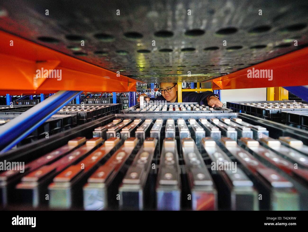 Battery manufacturing hi-res stock photography and images - Alamy