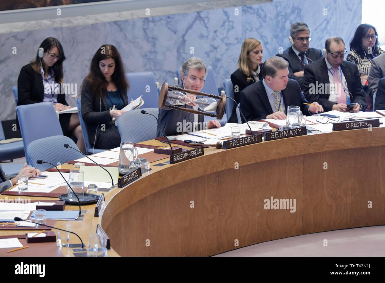 United Nations, New York, USA, April 12, 2019 - Christoph Heusgen ...