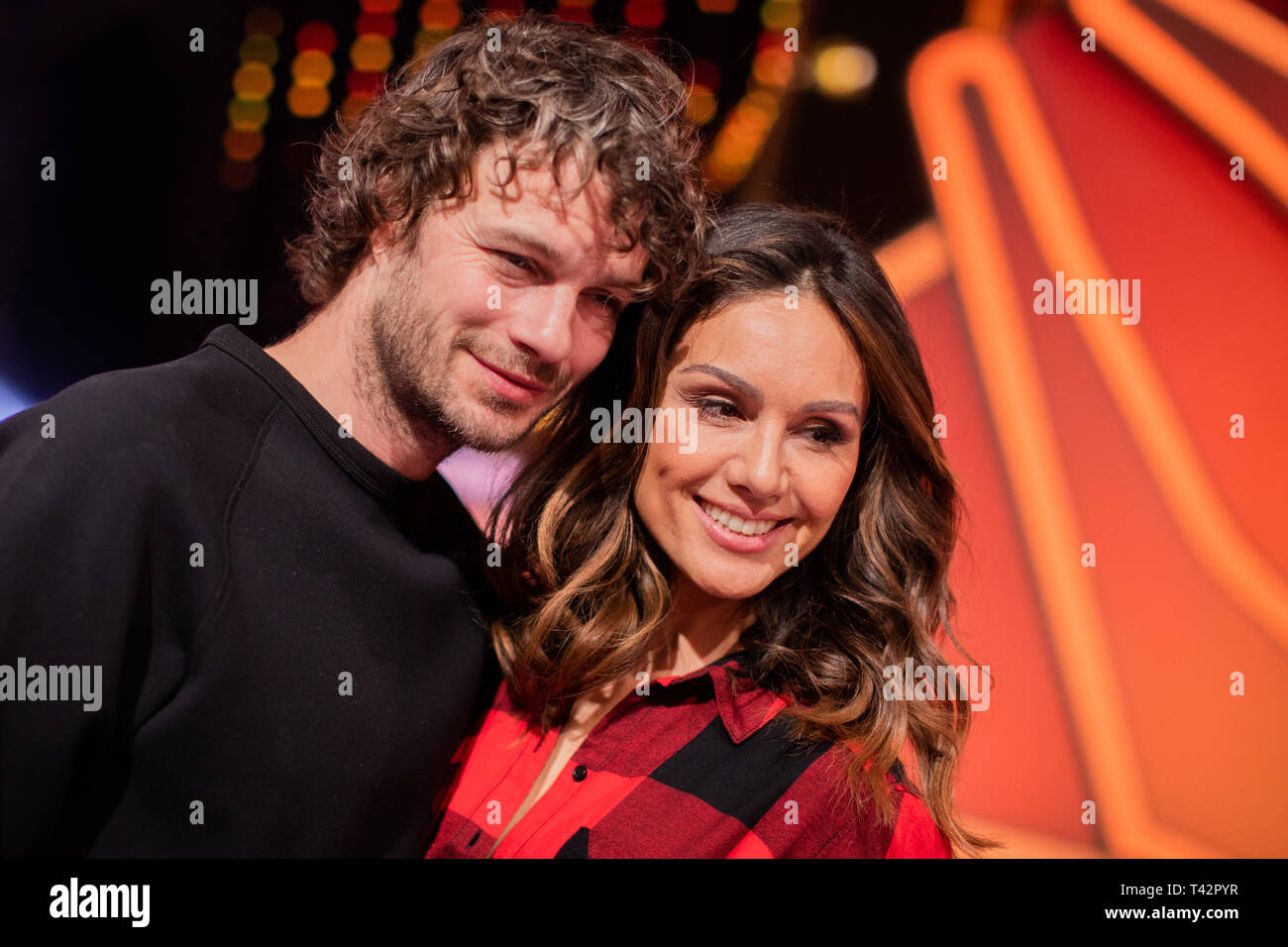 13 April 2019, North Rhine-Westphalia, Köln: Nazan Eckes, presenter ...