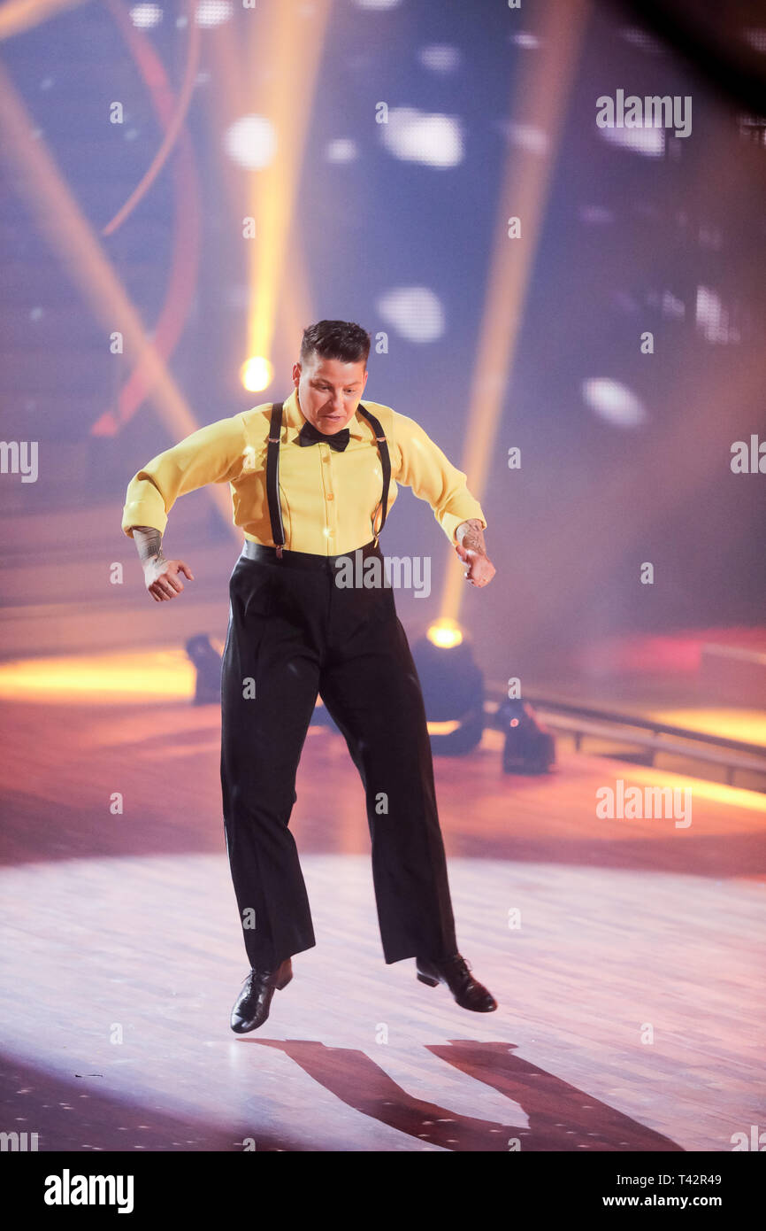 12 April 2019, North Rhine-Westphalia, Köln: Kerstin Ott, singer, and ...