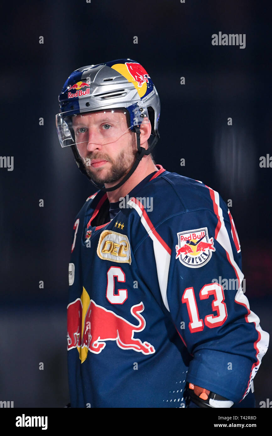 Bavaria, Munich, Germany. 12 April 2019, Bavaria, München: Ice hockey ...