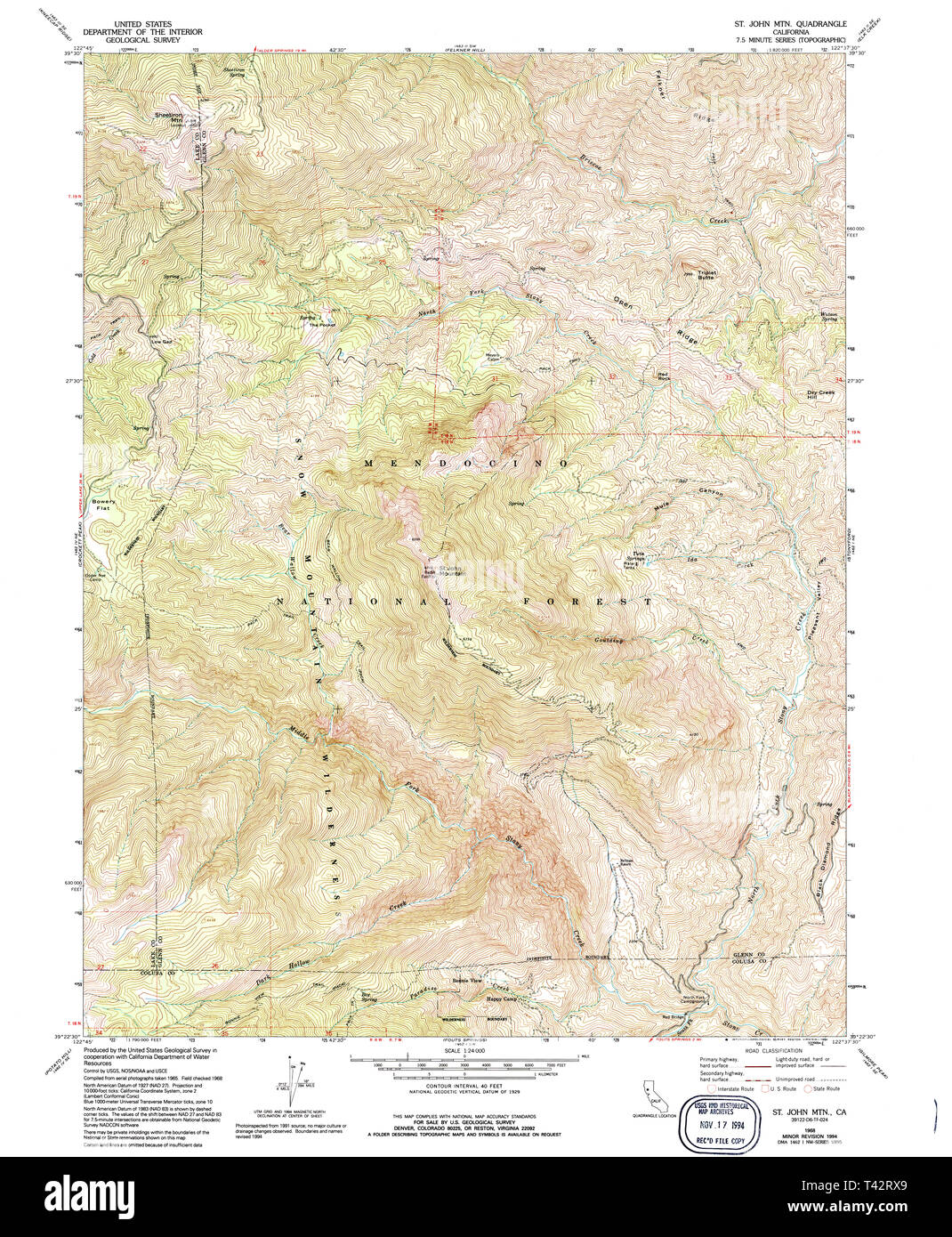 St john mtn hi-res stock photography and images - Alamy