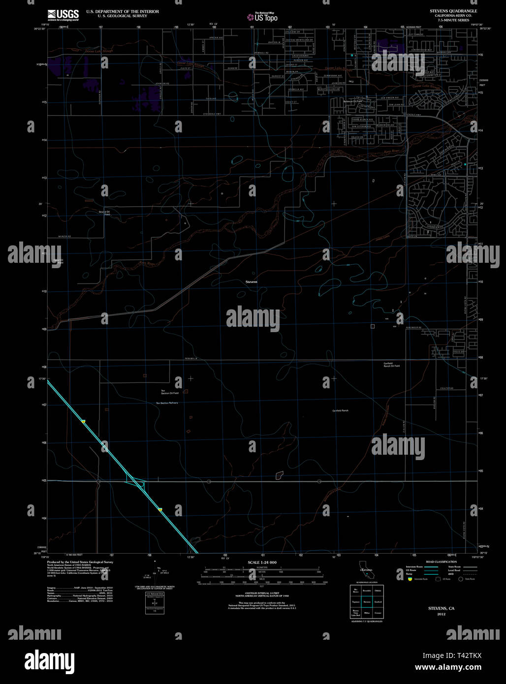 Stevens map hi-res stock photography and images - Alamy