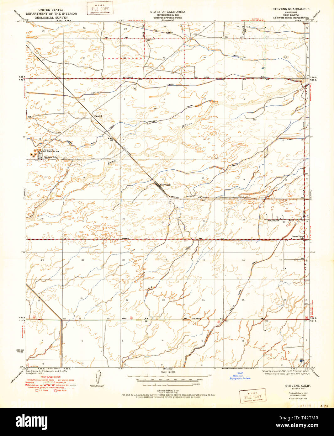 Stevens map hi-res stock photography and images - Alamy