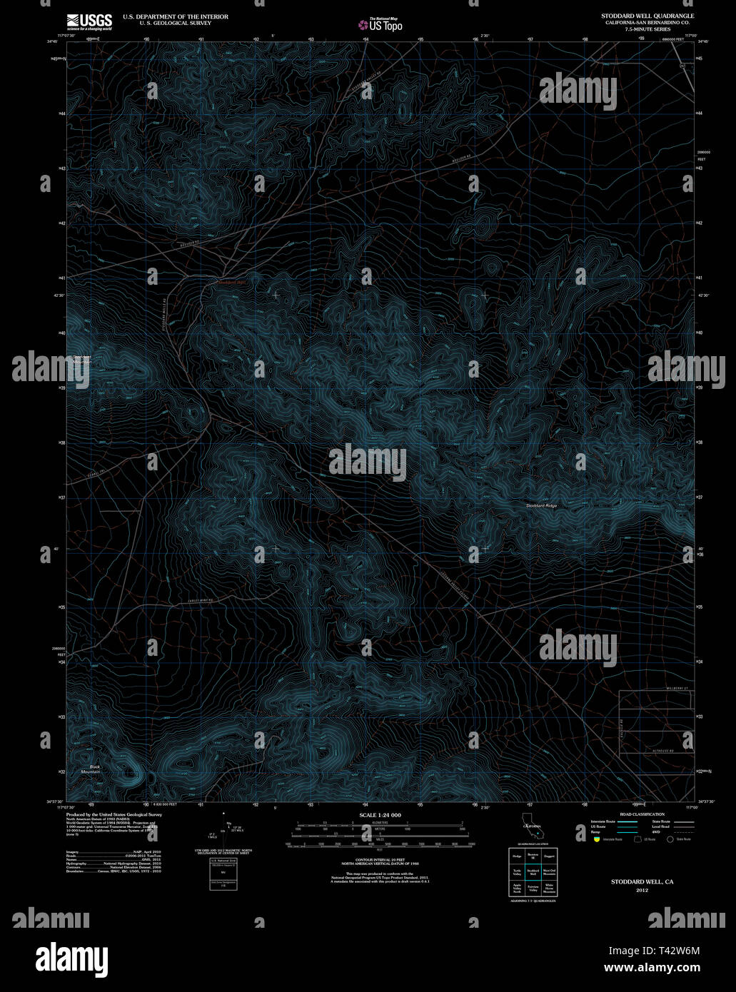Map of stoddard hi-res stock photography and images - Alamy