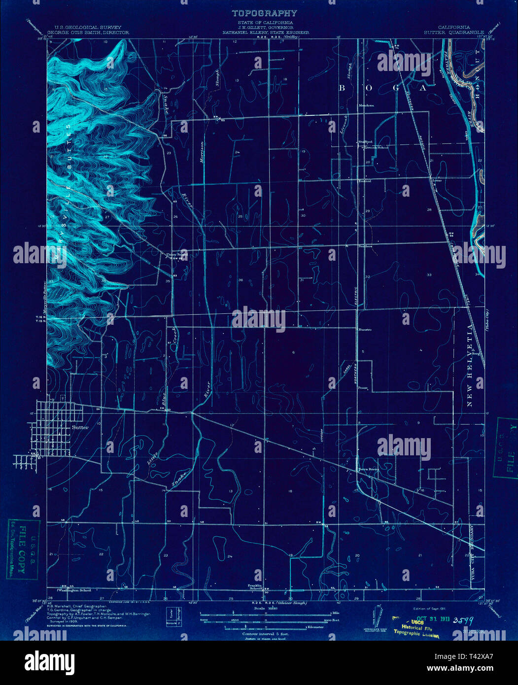 Sutter map hi-res stock photography and images - Alamy