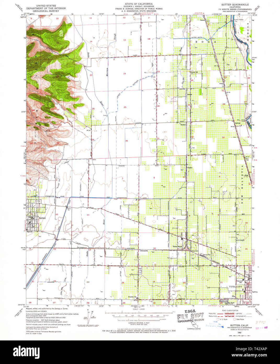Sutter map hi-res stock photography and images - Alamy