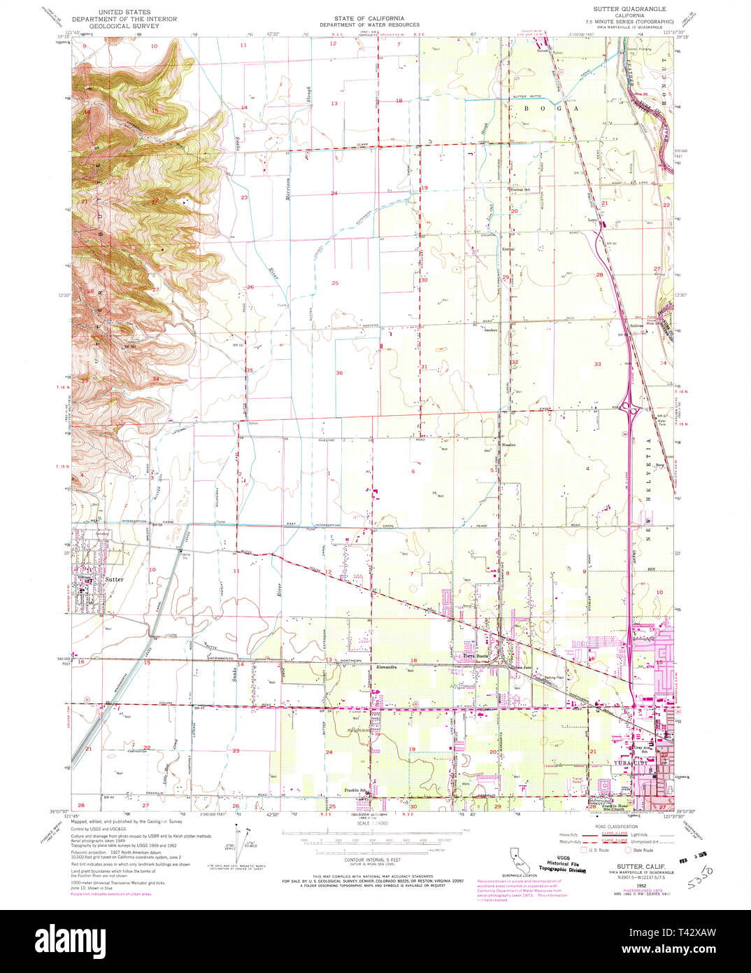 Sutter map hi-res stock photography and images - Alamy