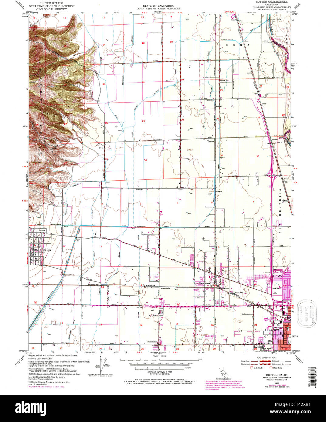 Sutter map hi-res stock photography and images - Alamy