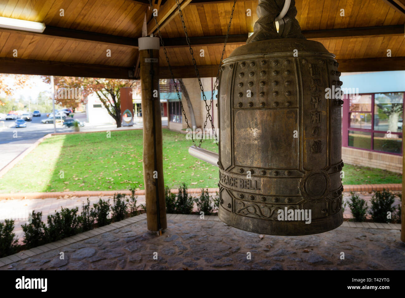 The Australian World Peace Bell, Cowra NSW Stock Photo - Alamy