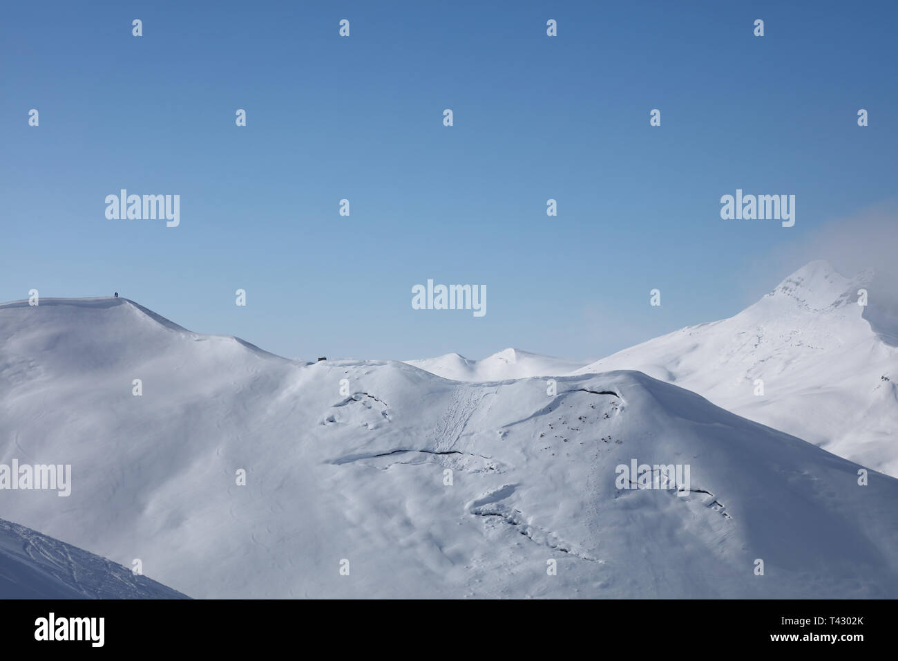 Berge um Davos / Mountains around Davos Stock Photo - Alamy