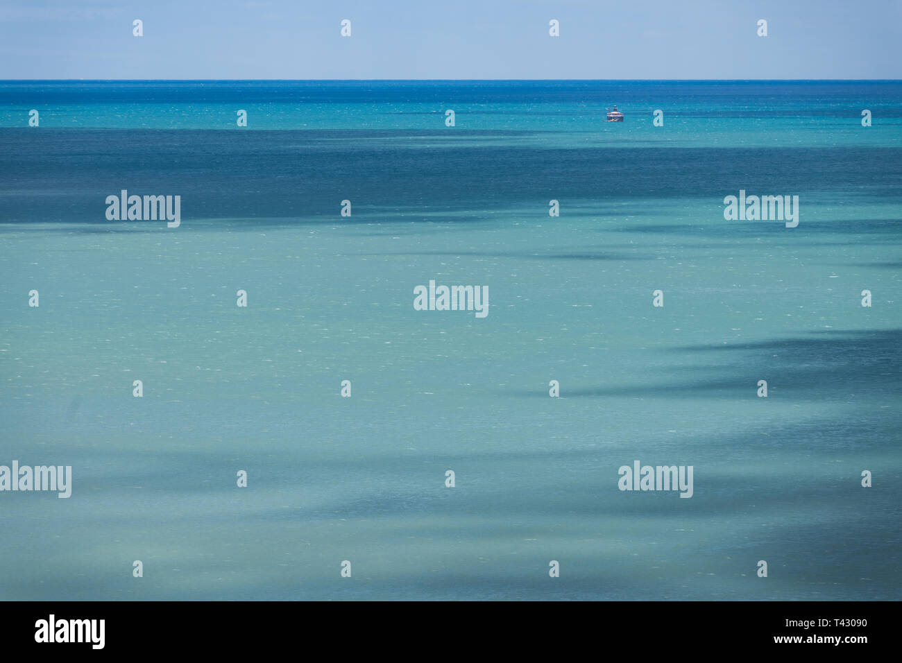 Aerial view of Lake Michigan Stock Photo - Alamy