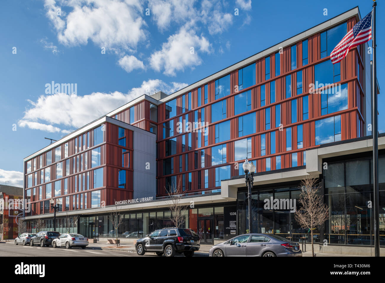Chicago Public Library in the Little Italy neighborhood designed by ...