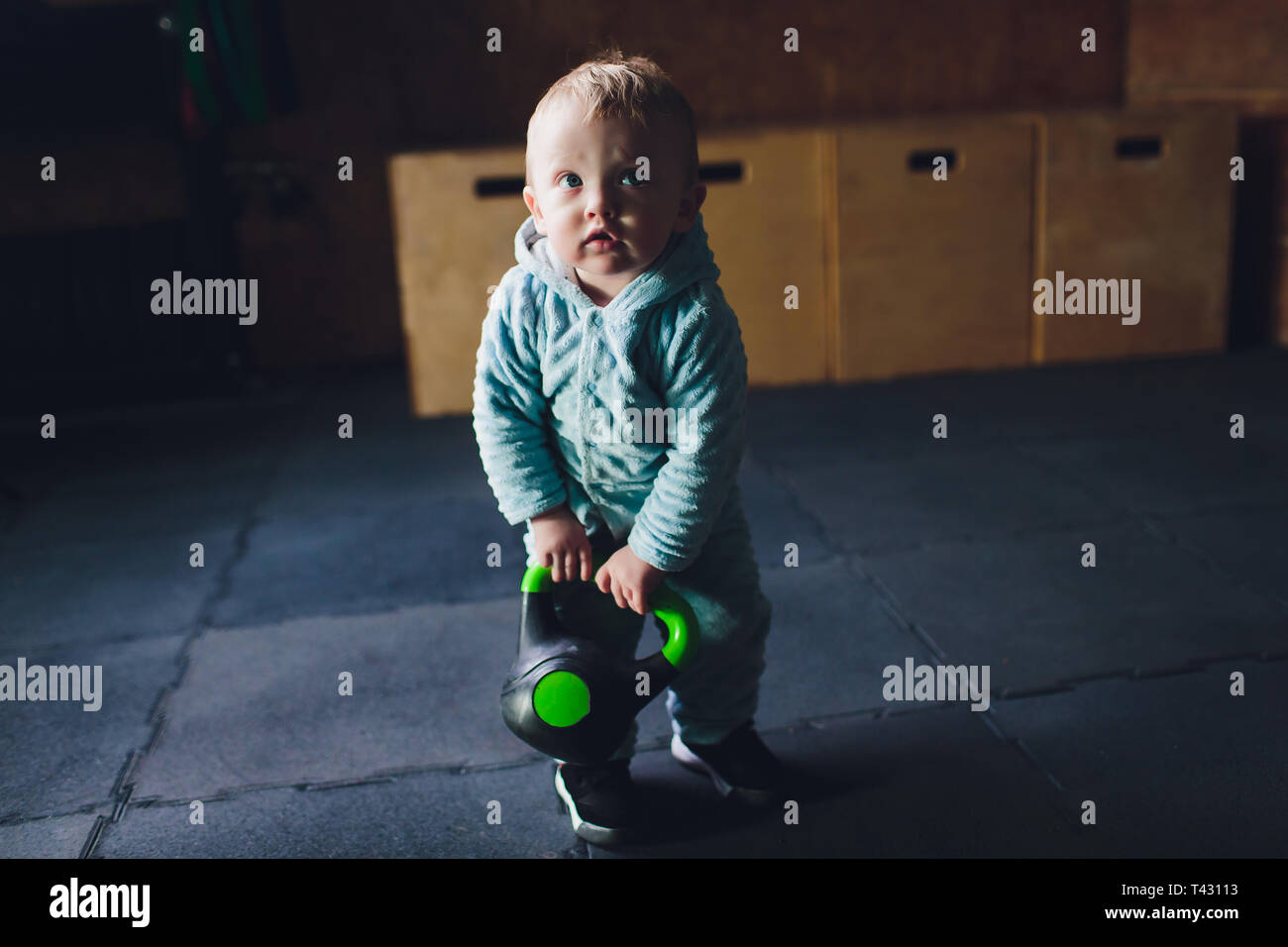 Lifting Heavy Weight Child High Resolution Stock Photography and Images ...