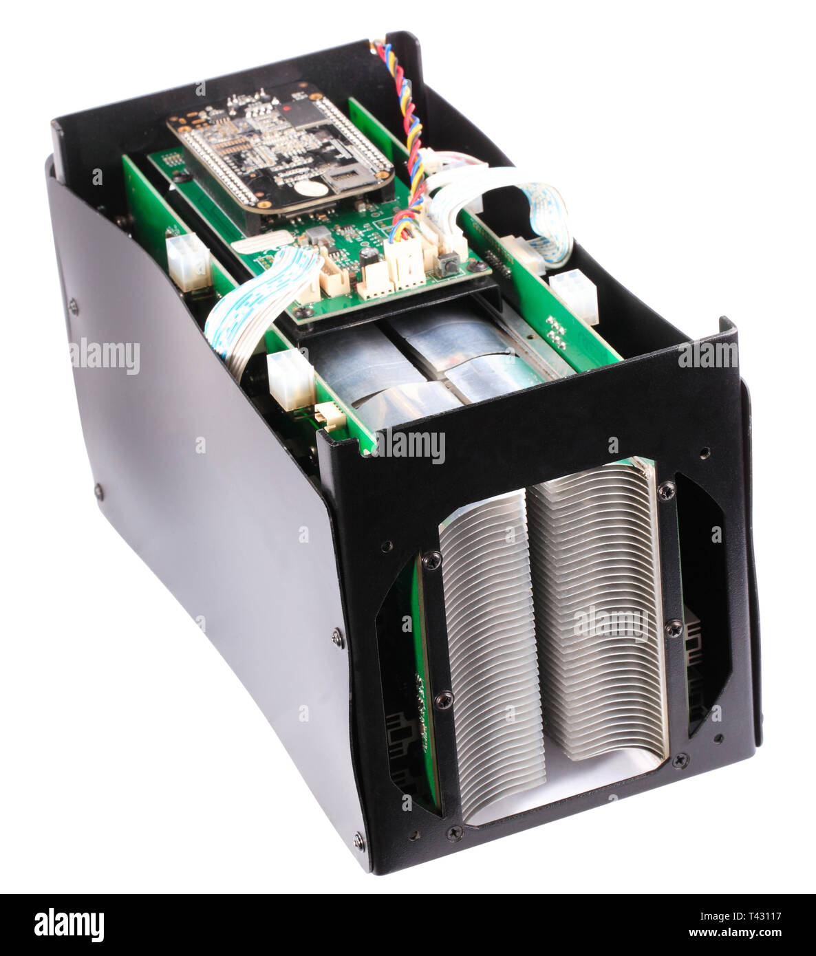 electronic device isolated on white background Stock Photo - Alamy