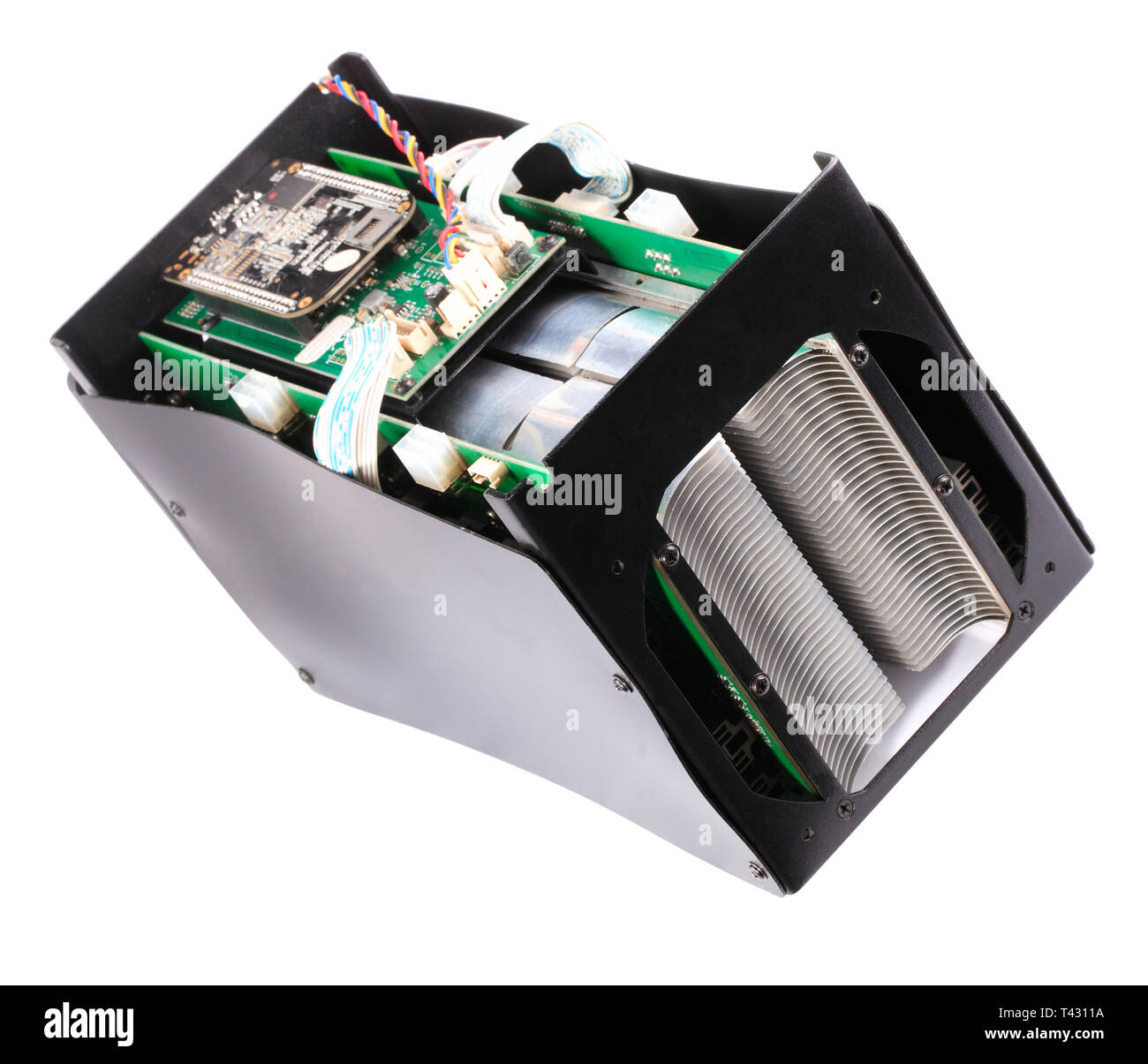 electronic device isolated on white background Stock Photo - Alamy