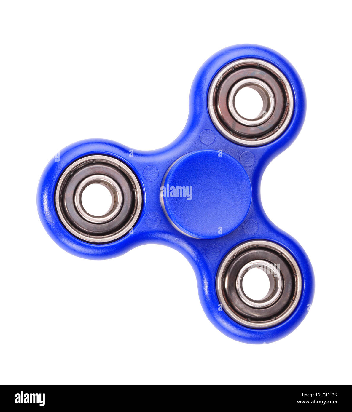 blue plastic toy isolated on white background at day Stock Photo - Alamy