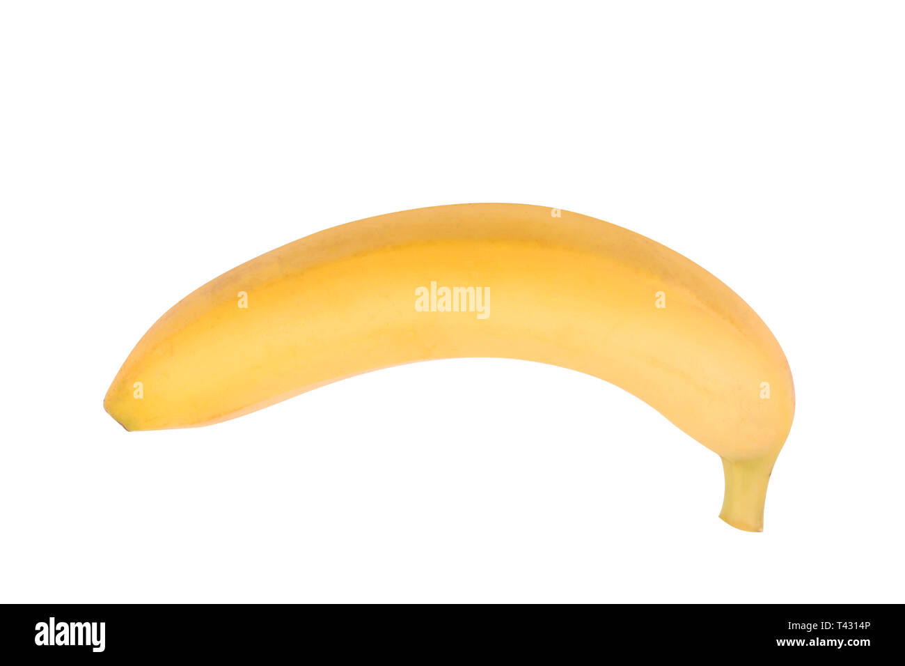 Yellow Banana Isolated Stock Photo - Alamy