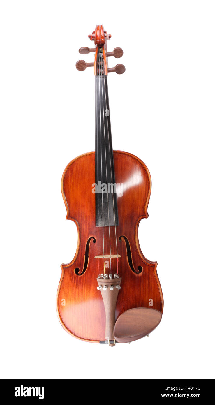 Red Violin Isolated Stock Photo - Alamy