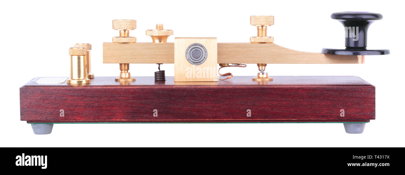 Key Morse Code Straight Key High Resolution Stock Photography and ...