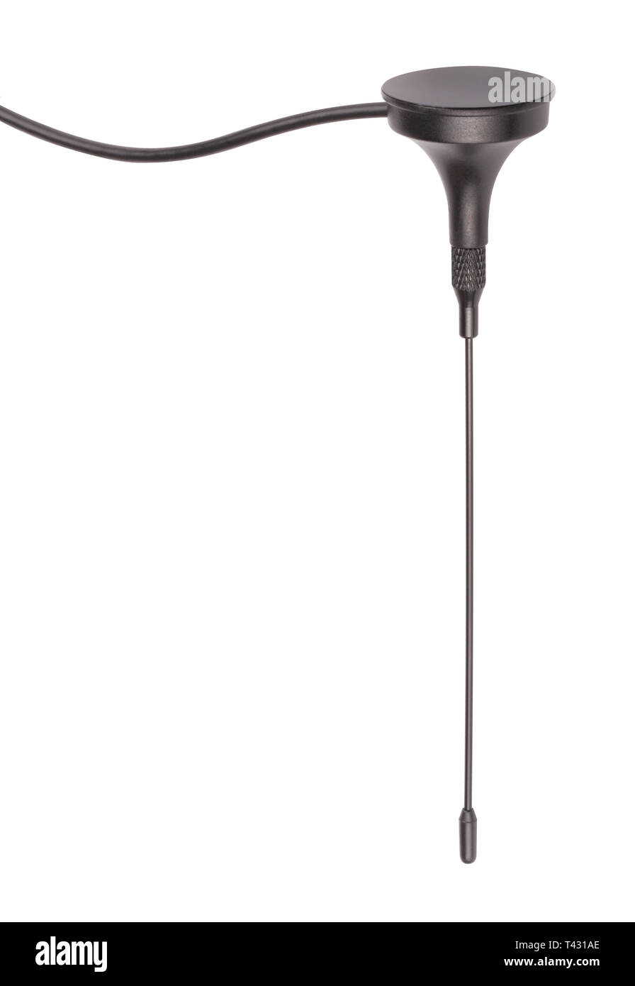 Black Antenna Isolated Stock Photo - Alamy