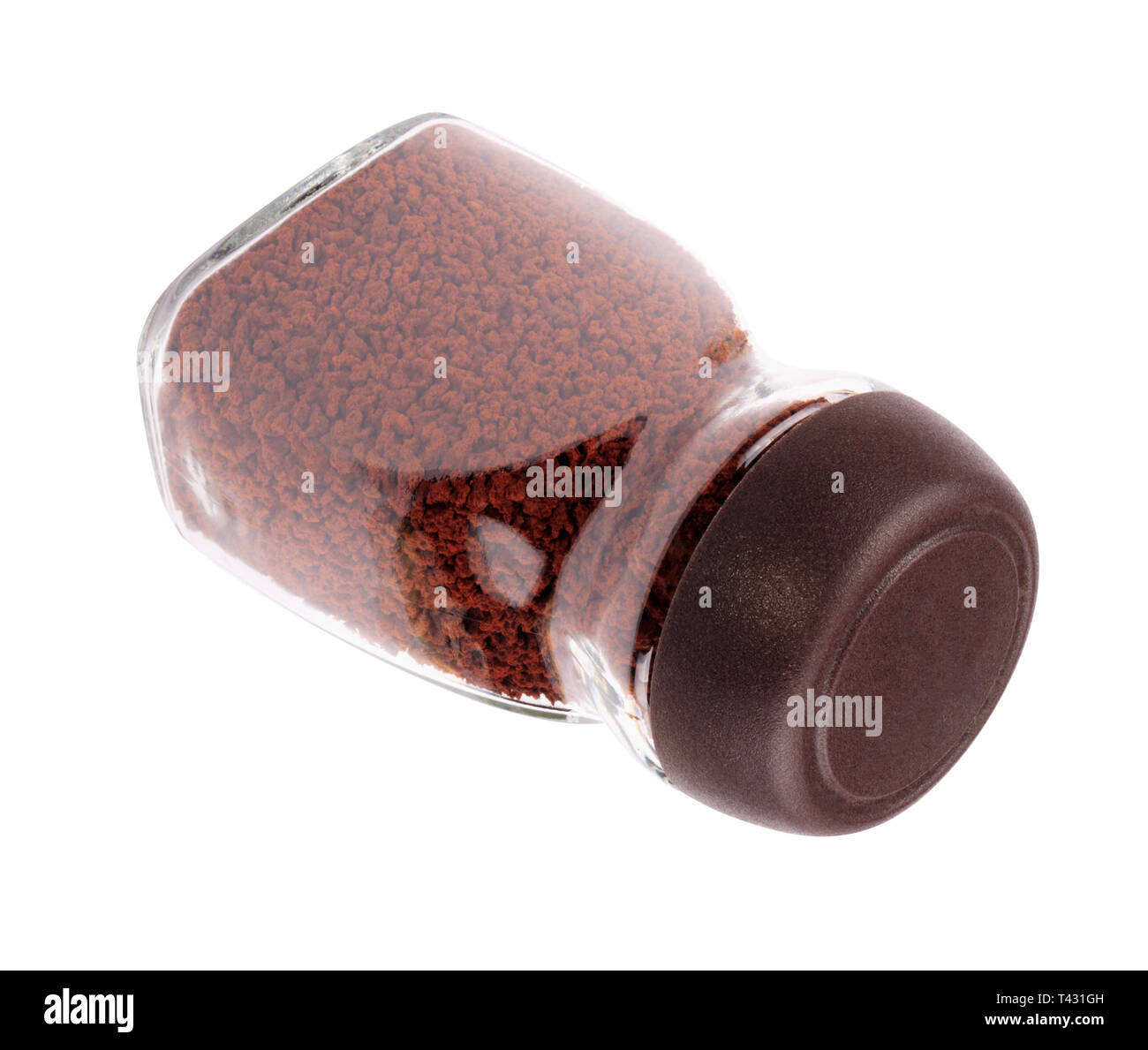 Jar of Instant Coffee Isolated Stock Photo - Alamy